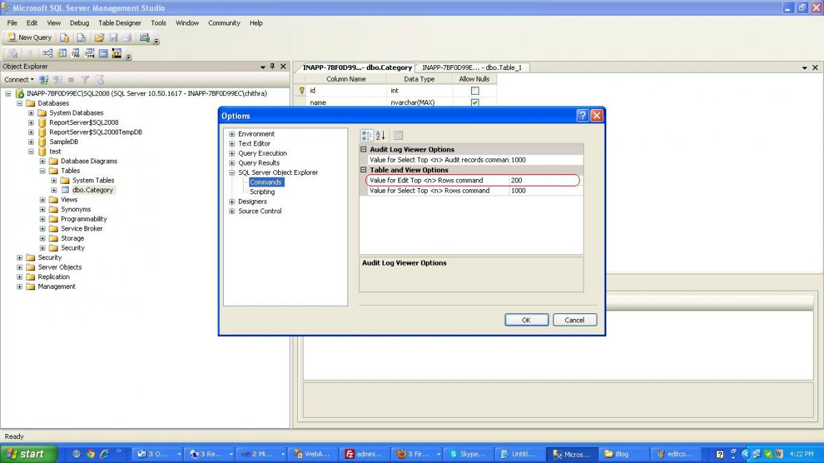 How To Edit More Than 200 Rows In Sql Server Management Studio Www