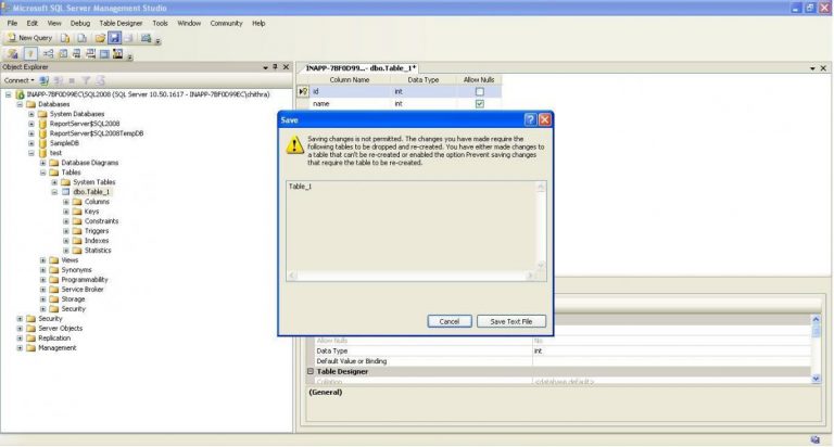 How To Edit More Than 200 Rows In SQL Server Management Studio 2008 InApp